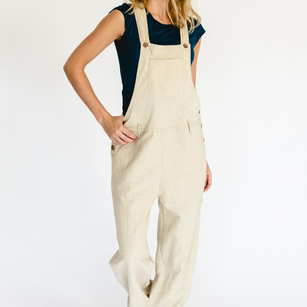 Cotton Classic Straight Leg Overalls | Ethically made in Nepal – Surya