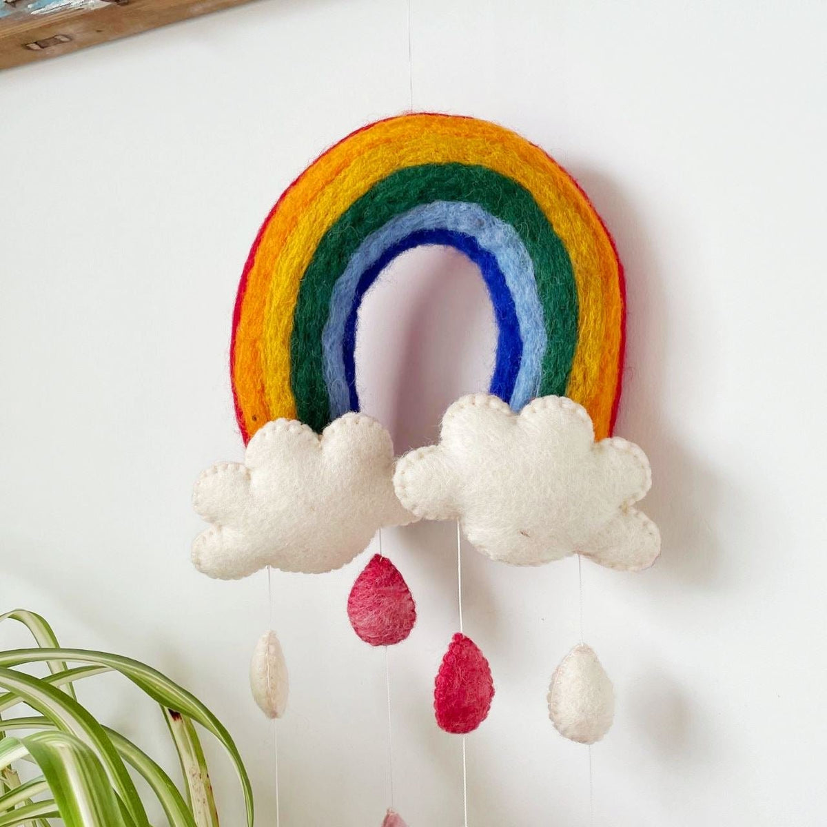 Felt Rainbow Bridge Mobile | Wool Felt, Ethically Made Gift – Surya