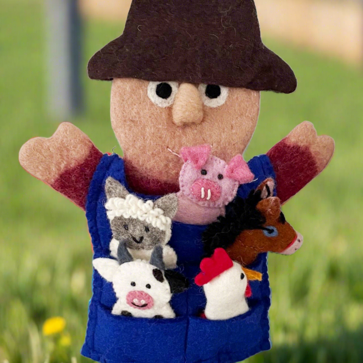 Felt 'Farmer' Hand Puppet – Surya