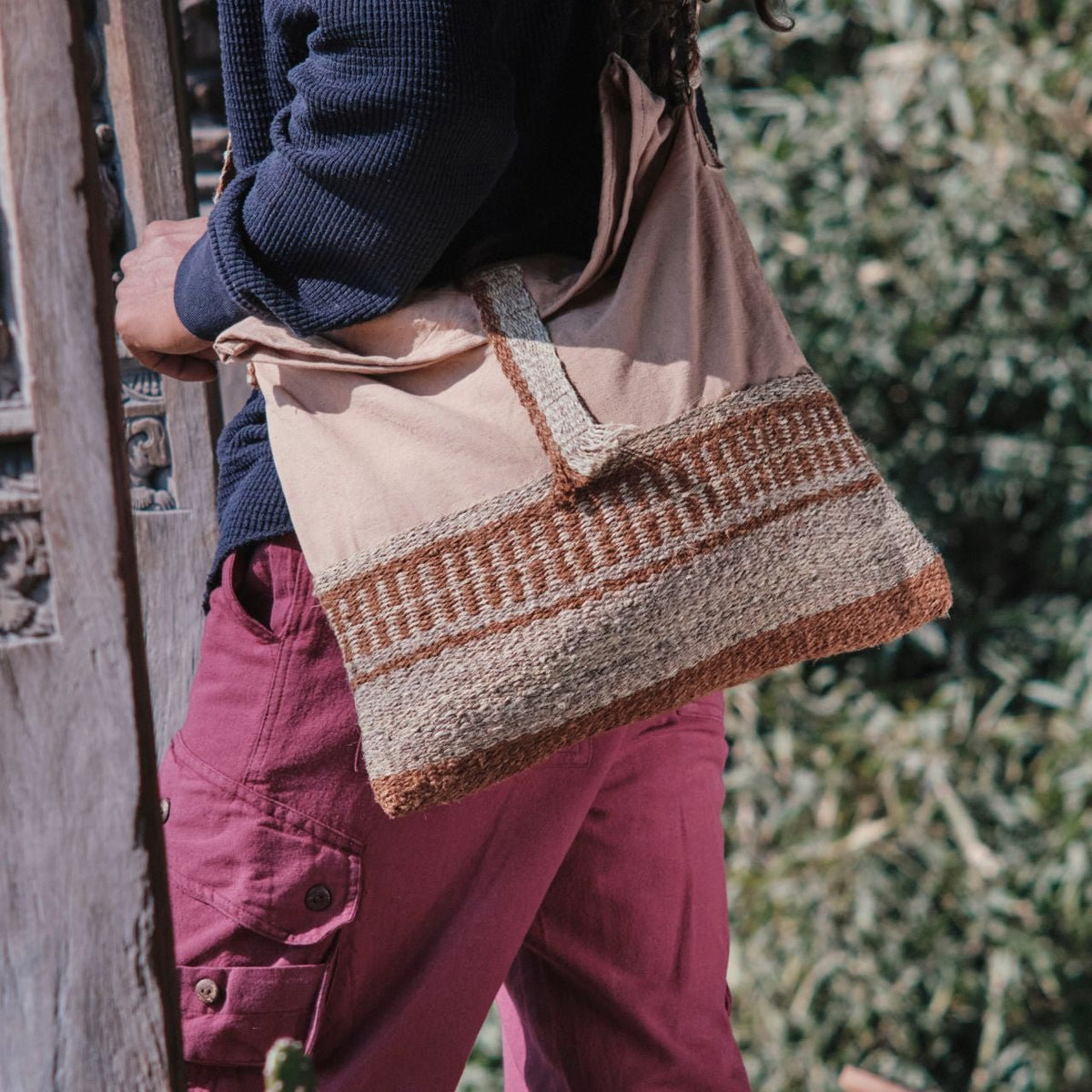 Hemp Satchel Bag - Large – Surya