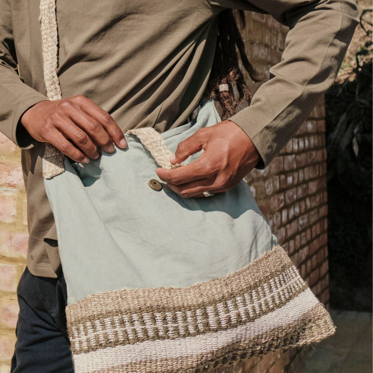 Hemp Satchel Bag - Medium – Surya