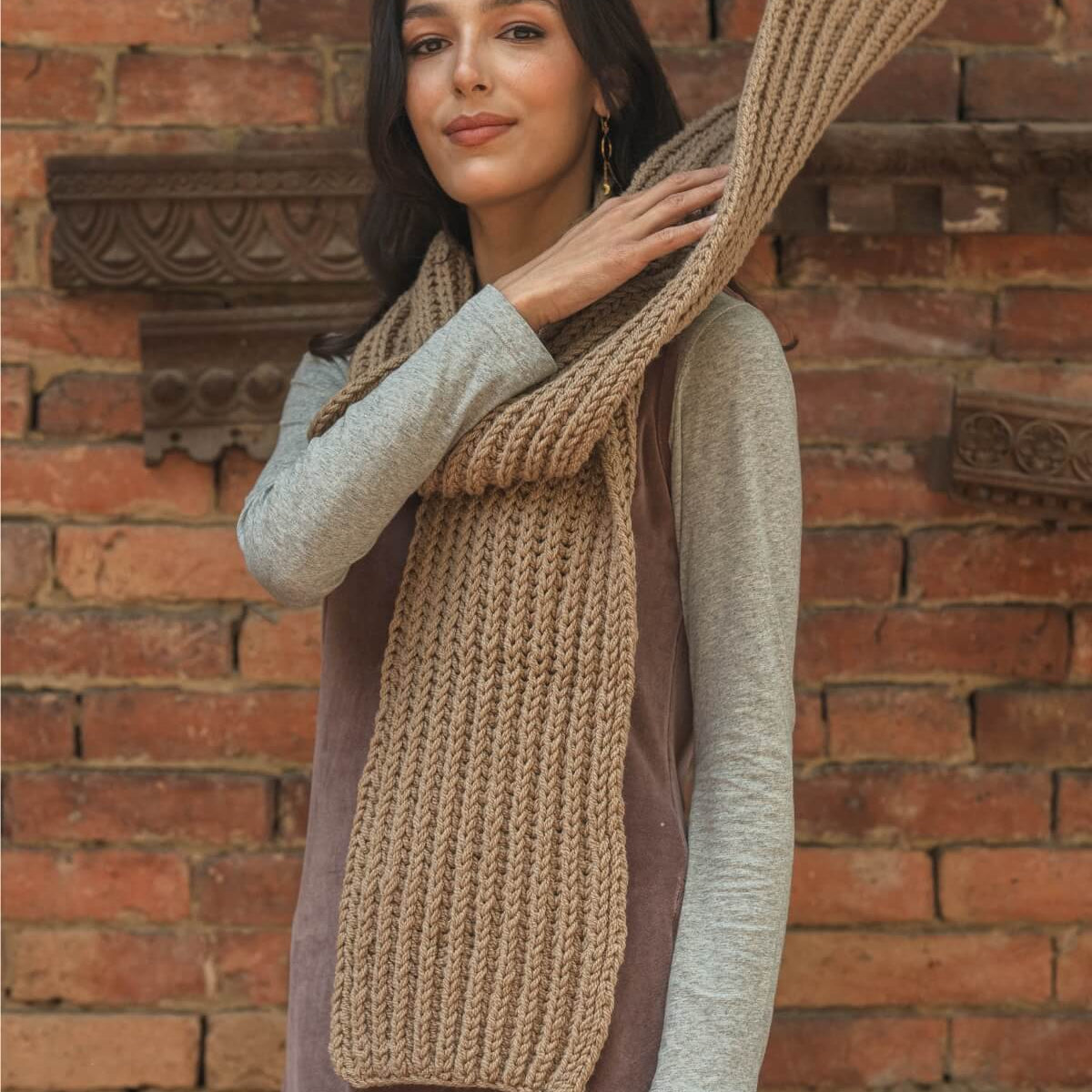 Merino Wool Scarf | Mulesing free wool, ethically made – Surya