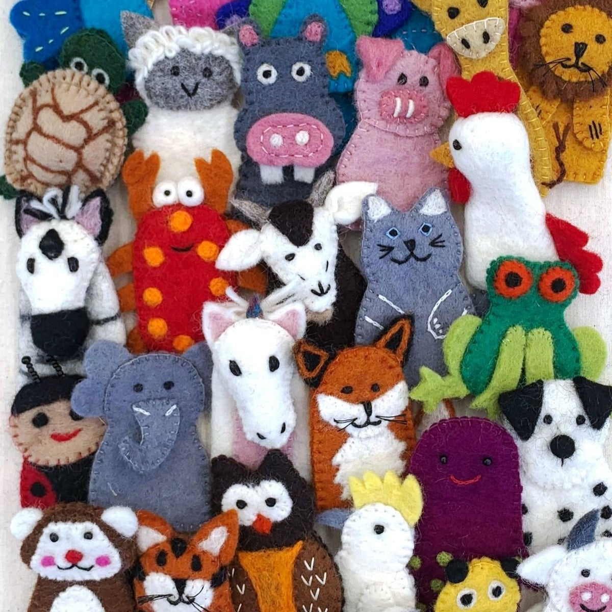 Pure Wool Felt Finger Puppets | Ethically Handmade in Nepal – Surya