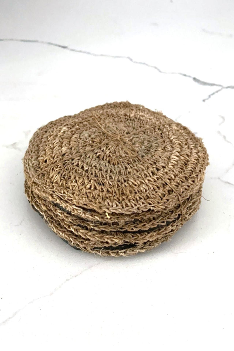 Organic, Undyed Hemp Coasters | Ethically made in Nepal – Surya