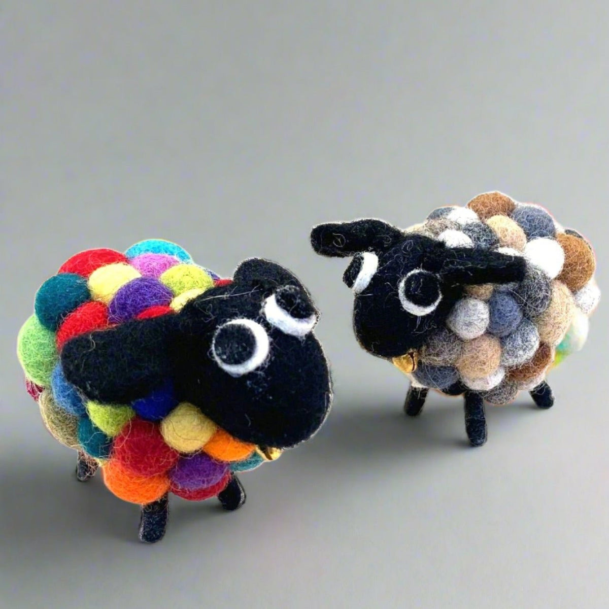 Pure Wool Felt Ball Sheep | Ethically Handmade in Nepal – Surya