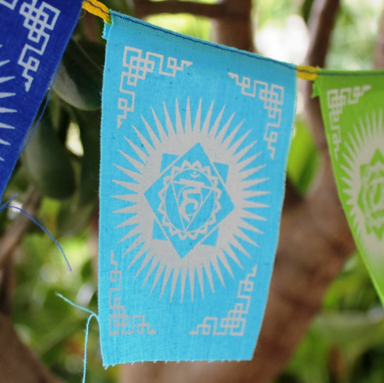Mini Seven Chakra Prayer Flags – Surya